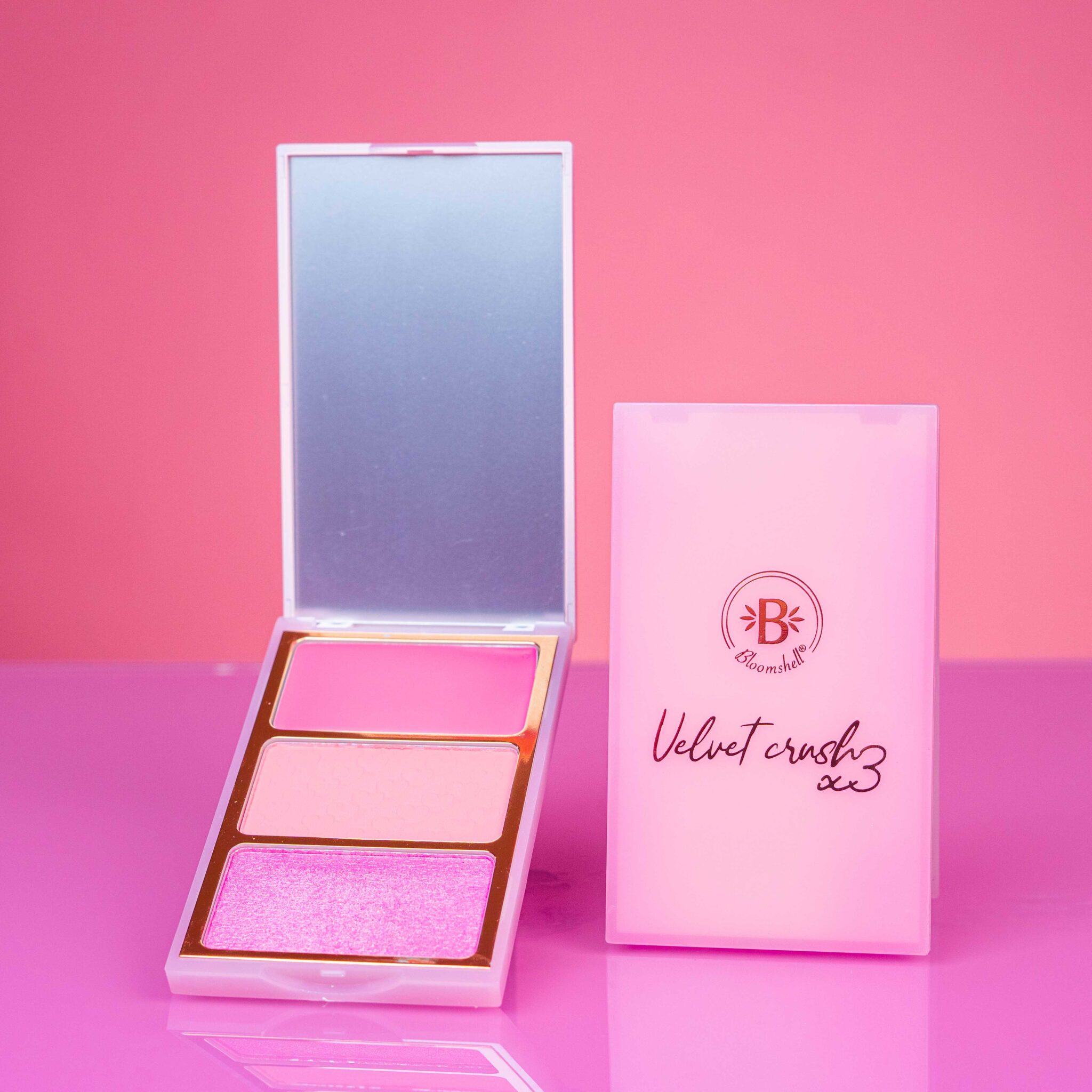 Velvet rubor x 3 (rubor/blush highlight)(pink) - Bloomshell